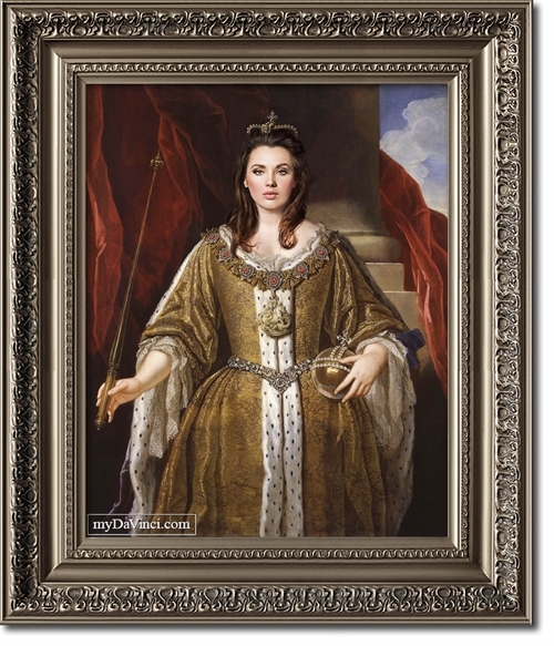 Queen Anne Oil Painting