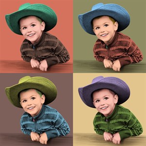 Custom Child Portraits from Photos - myDaVinci Artists