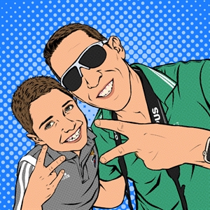 Pop Art Portraits from Photos | by myDaVinci Pop Art Artists