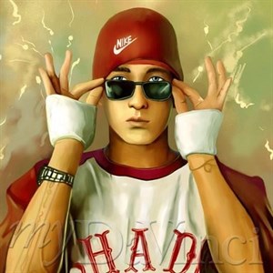 Eminem pop art painting, Eminem art print, Eminem poster, Eminem ...