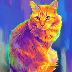 Custom Cat Portraits from Photos - myDaVinci Artists
