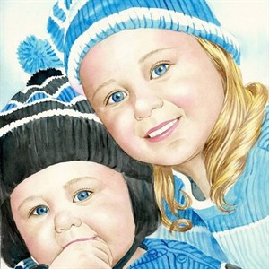 Custom Child Portraits from Photos - myDaVinci Artists