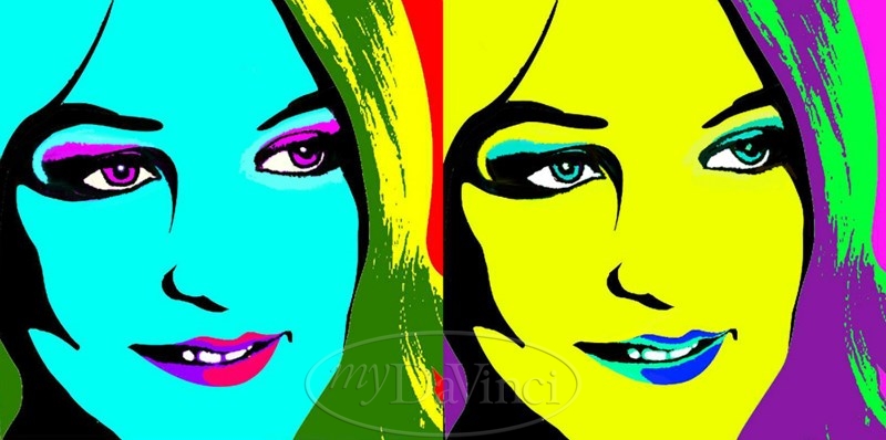 Pop Art 2-Panels from Photos