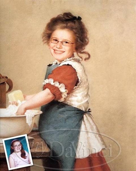 Personalized Little Helper Masterpiece from Photo