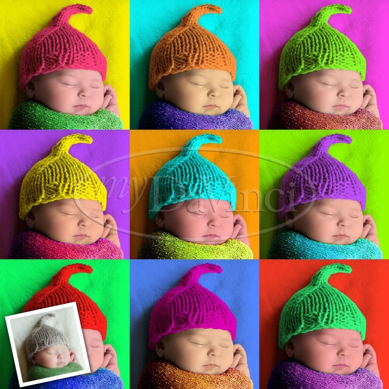 Pop Art 9 Panels from Photos