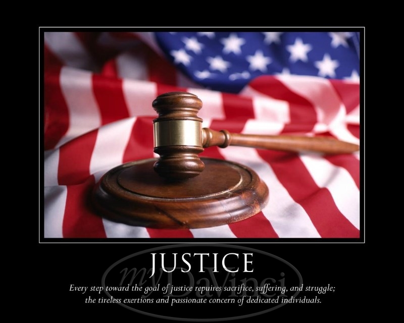Justice - Print with Custom Text