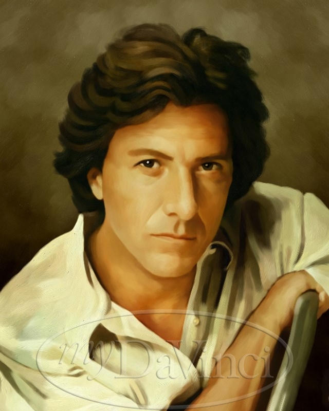 Dustin Hoffman Oil Painting Giclee