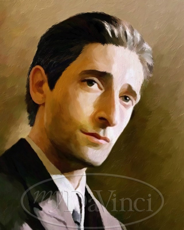 Adrien Brody Oil Painting Giclee
