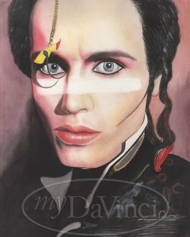 Adam Ant Watercolor Print
