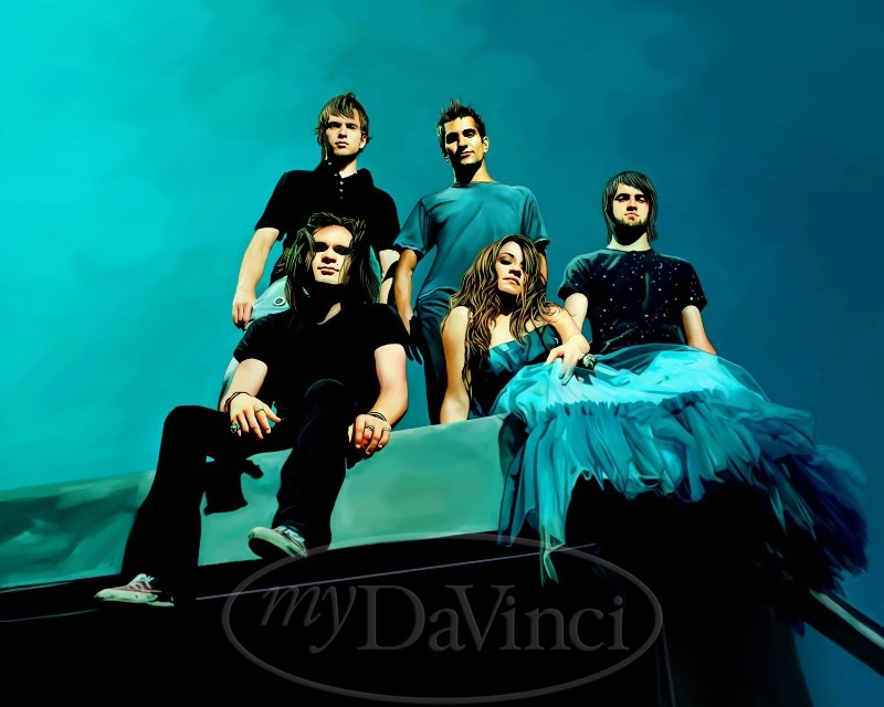 Flyleaf Rock Band Pop Art Print