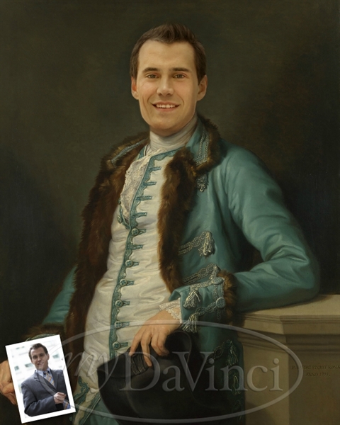Personalized Portrait of John Masterpiece from Photo