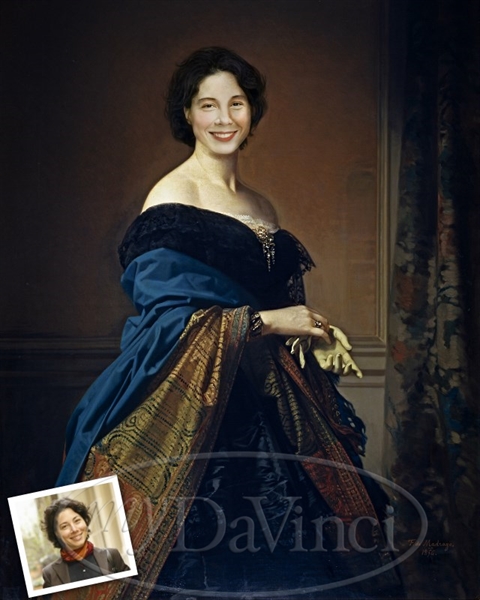 Personalized Portrait of Saturnina Masterpiece from Photo