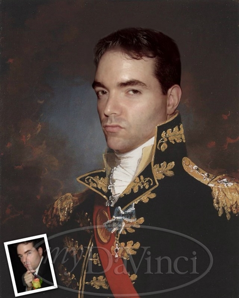 Personalized Masterpiece Major General from Photo